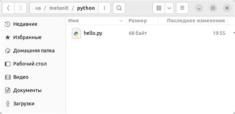 Python Установка и первая программа на Linux