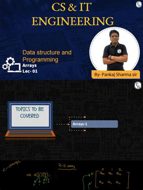Arrays 01 Class Notes ~ Data Structure And Programming Pdf
