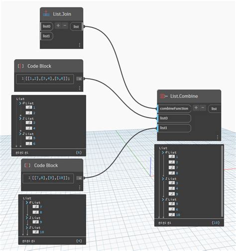 Combine Lists With Different Depth Lists Logic Dynamo
