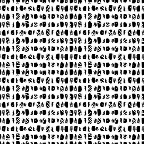 Premium Vector Doodle Seamless Pattern With Dashed Dotted Lines Spots Chalk Drawn Brush