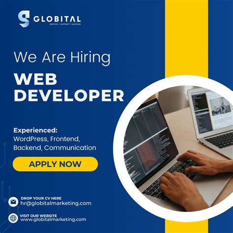 globital pakistan on linkedin hiringnow webdeveloper