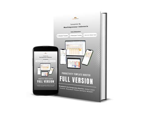 Spreadsheet Template Full Version Productivity Template Booster