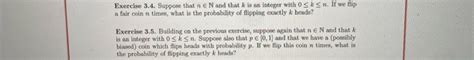 solved exercise 3 4 suppose that n e n and that is an