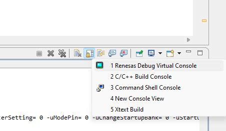 Renesas Debug Virtual Console With VSCode Forum RX MCU Renesas Engineering Community