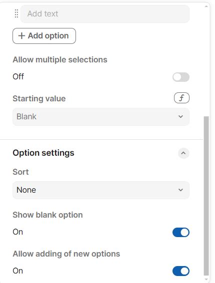 select control now has an option to hide blank 😃 tips and hacks
