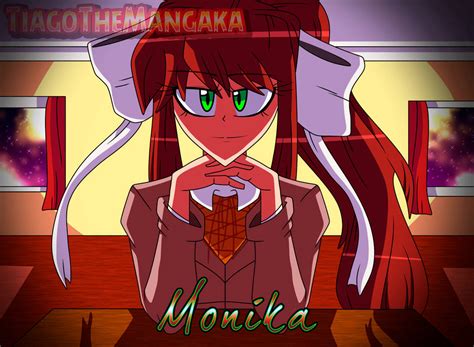 Monika By Tiagothemangaka On Deviantart Monika By Tiagothemangaka On Deviantart