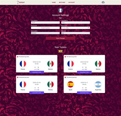 Github Match Reservation Systemfrontend