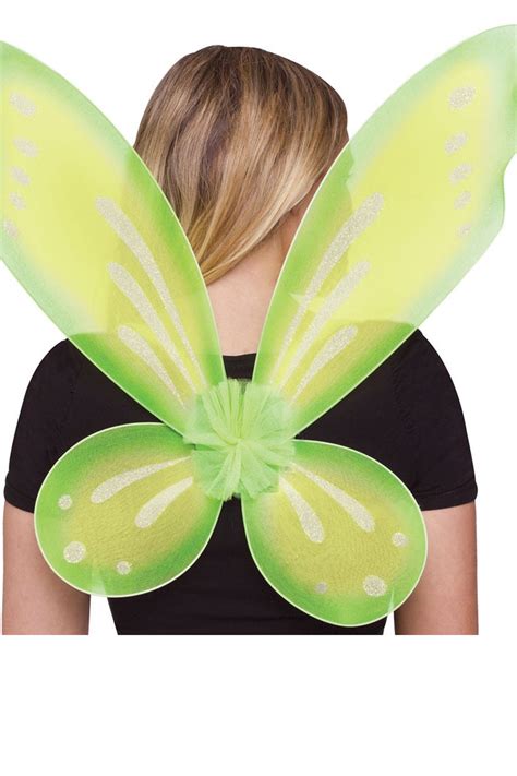 Lime Green Fairy Pixie Wings