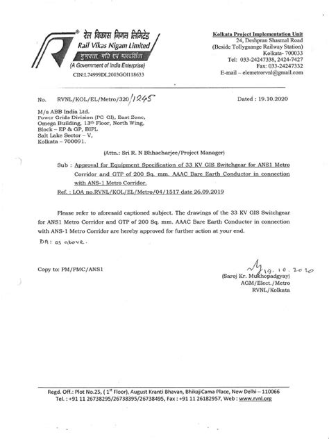 33kv Swgr Ga And Sld Approved With Comments Pkg Ii Pdf
