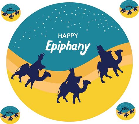 Happy Epiphany Vectors 52760281 Vector Art At Vecteezy