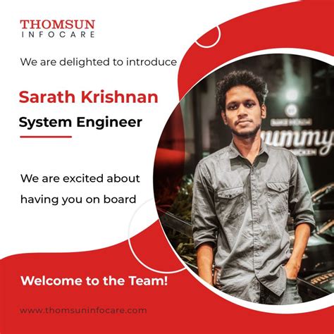 thomsun infocare on linkedin newjoiners welcometotheteam