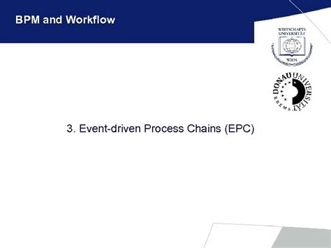 Business Process Modeling With Event Driven Process Chains Jan