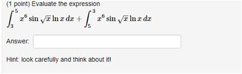 Solved Point Evaluate The Expression Chegg Com