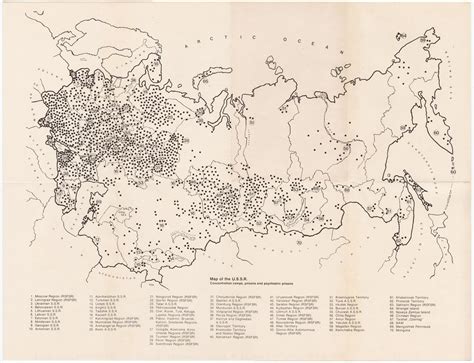The Gulag Archipelago The Soviet Forced Labor Camp System Vivid Maps