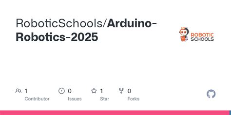 Activity · Roboticschoolsarduino Robotics 2025 · Github