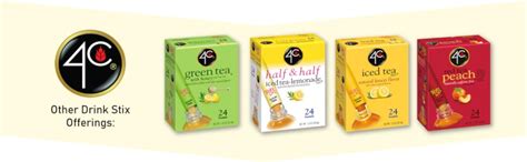 4c Powder Drink Mix Packets Iced Tea Variety 1 Pack 24