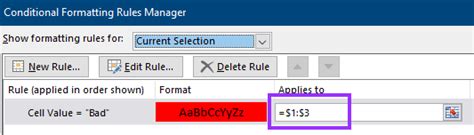 how to copy conditional formatting logic to an entire excel worksheet