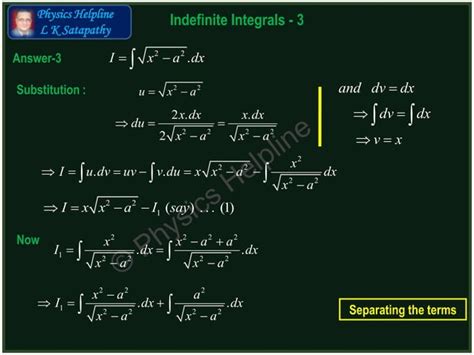 Indefinite Integral 3 Ppt