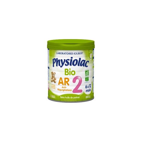 Physiolac 2 Bio Ar 612 Mois 800 G