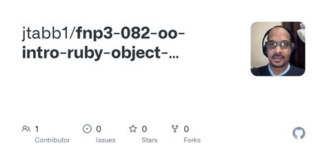 Github Jtabb1fnp3 082 Oo Intro Ruby Object Orientation Fundamentals Quiz