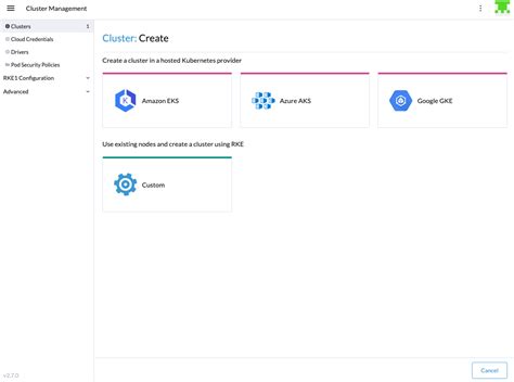 cluster creation rke1 rke2 toggle is not visible if no node driver is