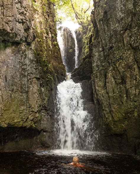 Catrigg Force Wild Swimming At A Captivating Gorge Waterfall In The