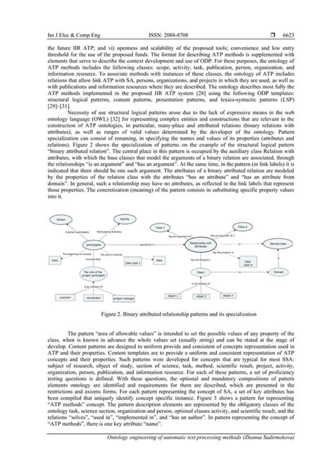 Ontology Engineering Of Automatic Text Processing Methods Pdf Databases Computer Software