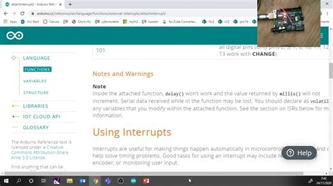 Programmeren Met Arduino Interrupts I Youtube