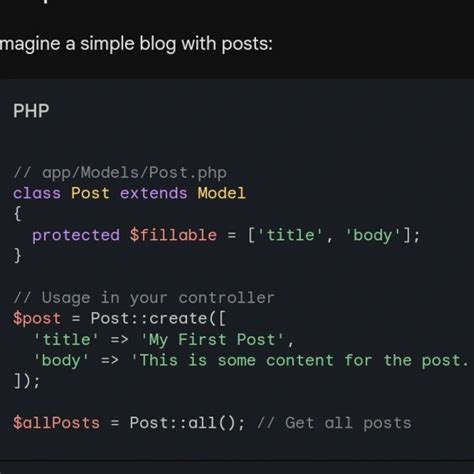Nasir Madni On Linkedin Laravel Integrates Well With Mysql For Database Interactions Heres A