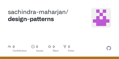 GitHub Sachindra Maharjan Design Patterns