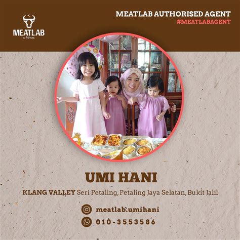 Meatlabco Introducing Our New Agent Cik Umi Hani