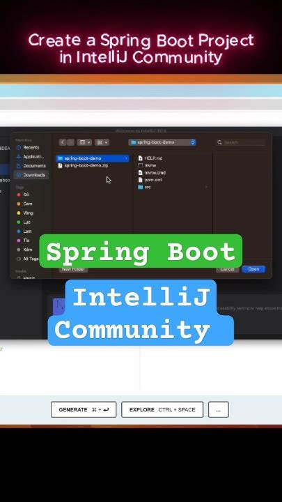 Create Spring Boot Project In Intellij Community Springboot Intellij Javaprogramming Youtube