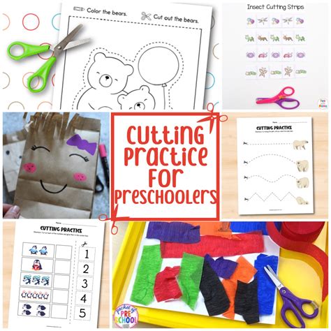 Preschool Cutting Practice Worksheets Alisha Worksheet