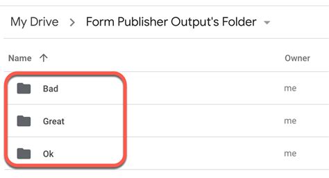 Subfolders Based On Answers In Multiple Choice Grid Questions