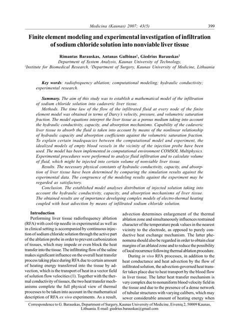 pdf finite element modeling and experimental investigation of