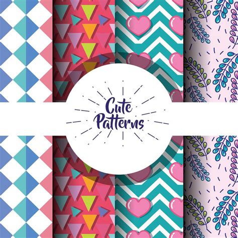 Cute Patern Abstract Geometric Background Design 651153 Vector Art At Vecteezy
