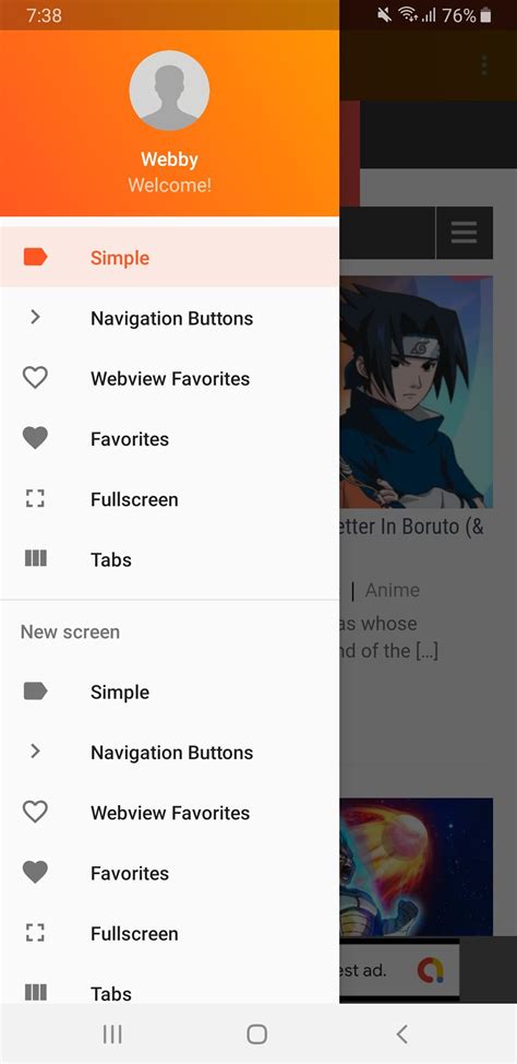 Webby Highly Configurable Android Webview App By Appzmotion Codester