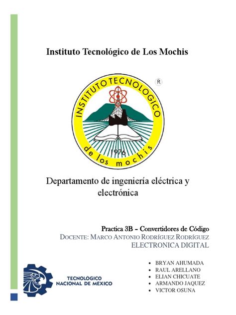 Practica 3b Pdf Decimal Codificado En Binario Puerta Lógica