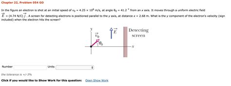 Solved Chapter 22 Problem 054 GO In The Figure An Electron Chegg Com