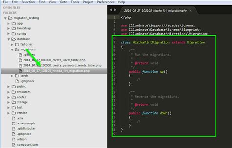 Dimensi Tutupbotol Playing With Php Artisan Migration Commands In