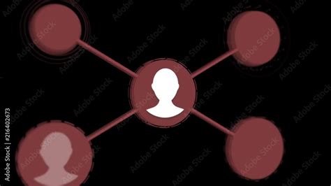 Social Network Animation For Use In Presentations Manuals Design Etc Network Seamless Loop