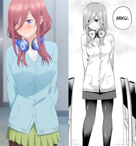 Dyanto Cia Long On Instagram Nakano Miku Anime Manga Go Toubun No Hanayome