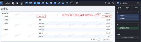 交叉表如何更改维度和度量的字段顺序 阿里云帮助中心