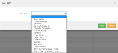 JSA Module The PPE Requirements Section Hasmate