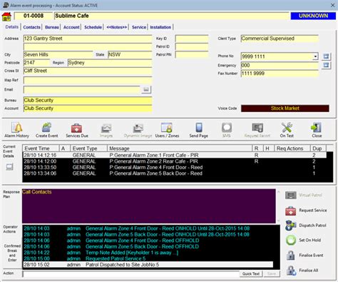 Cams Alarm Monitoring Software