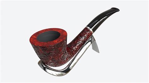 Smoking Pipe Small Briar Wood 03 Model Turbosquid 2073754
