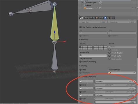 rigging how do you lock the rotation of a bone in an ik chain