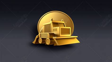 3d 렌더링된 매트 골드 제설기 아이콘 배경에 겨울 유지 관리 상징 아이 배경 겨울 배경 3d 아이 배경 이미지 Hd 아이 겨울 3d 아이 배경 사진 무료