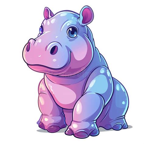 Purple Hippo Cartoon Stock Illustrations 676 Purple Hippo Cartoon