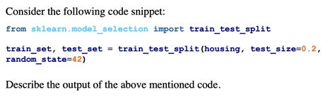 Solved Consider The Following Code Snippet From Chegg Com